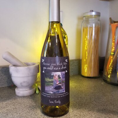 Our Child Might Be the Reason You Drink Wine Bottle Labels Teachers ...