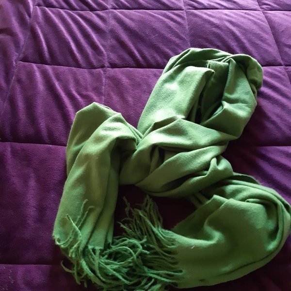 Deep Forest Green Luxury Large Shrug,wedding Party Bridal Stole ...