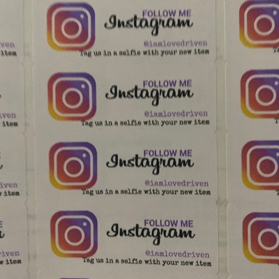 Instagram Personalized Stickers Insta Stickers Personalized Shipping ...