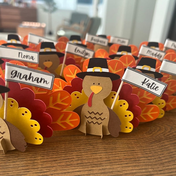 3D Turkey Centerpiece, Thanksgiving Turkey Centerpiece Table Decor ...