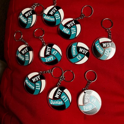 Name Tag Add on for Volleyball Ribbon Lei Necklace for / Grad Lei ...