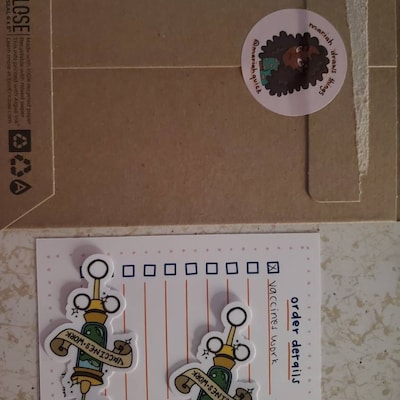 Vaccines Work Colorful Public Health Waterproof Sticker - Etsy