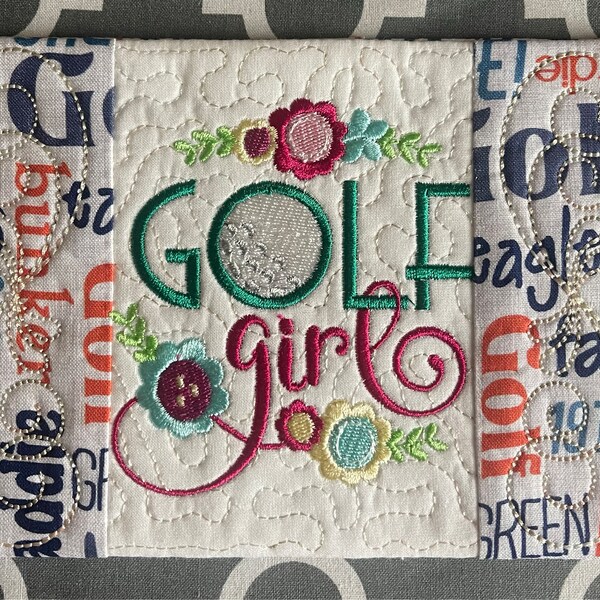 Golf Girl - Machine Embroidery Design - 4x4 5x7 6x10 8x8 Sizes - Golf ...