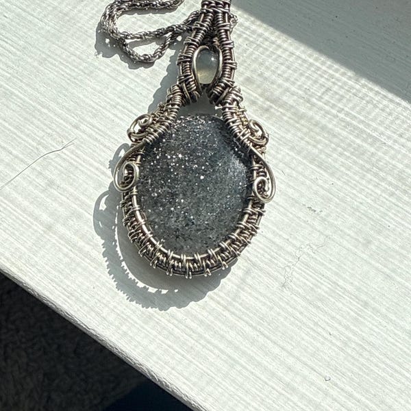 Granat Sterling Silber Draht Ring. Draht gewickelt Ring, Granat Ring, zierliche Ring, Sterling ...