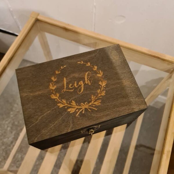 Personalised Birthday Keepsake Box - Birthday Wishes Memory Box ...