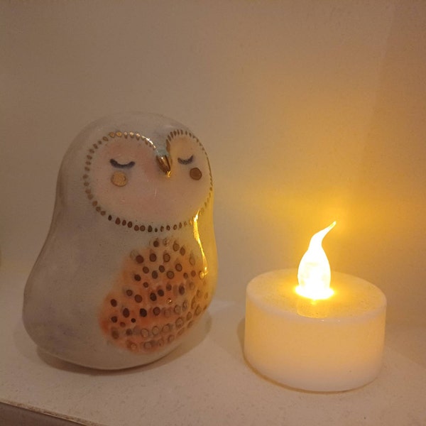 Raku Ceramic Praying Kitsune Fox Statue: Japanese Shinto Inari ...