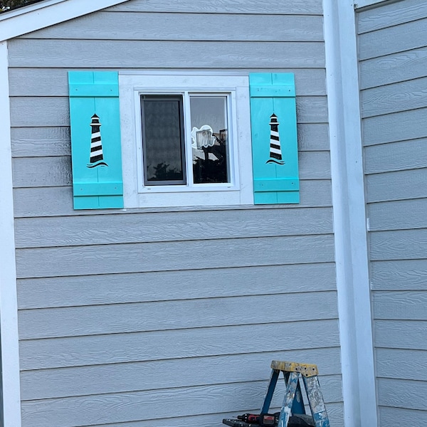 Exterior Shutter, Flamingo Board and Batten, Florida Shutter, Sold ...