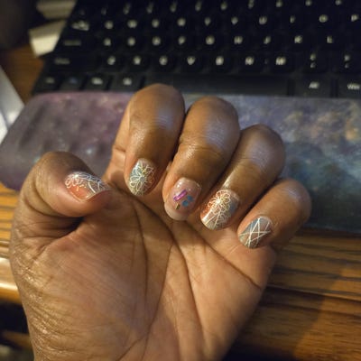 Pastel Cherry Blossom Nail Wraps / Flower Floral Nail Polish Strips ...