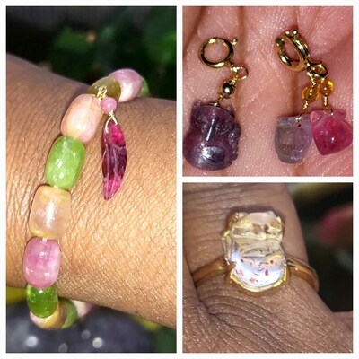 Classic Super 7 and Gold Sunstone With Hematite and Goethite Pixiu ...