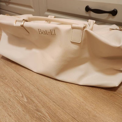 Personalised Bag With Initials, Weekender Holdall Initials, Faux ...