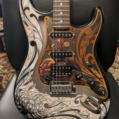 Guitar Body Laser Engraving Services - Etsy