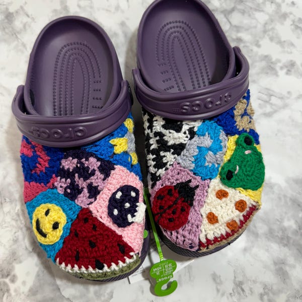 Crochet Croc Cover, Shoe Pattern - Instant PDF Download, Creative ...