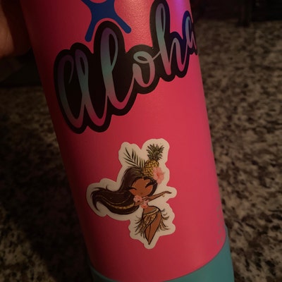 Adeline Mermaid Girl Decal Hawaii Waterproof Little Mermaid Sticker ...