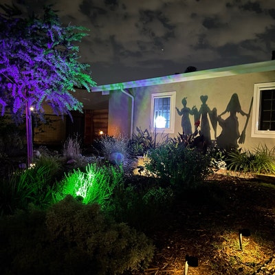 Halloween Witch Metal Yard Stake Shadow Casters Witch Metal - Etsy