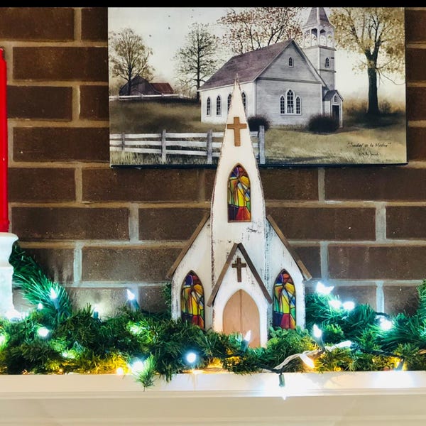 Wood Handcrafted Churches - Etsy
