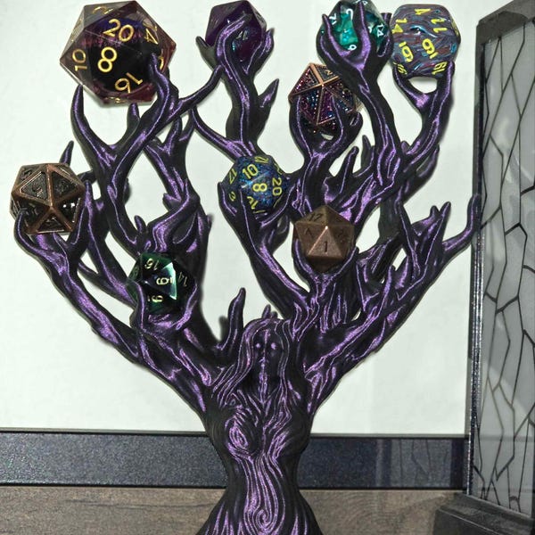 Dice Tree Goddess: Tabletop RPG Dice Display - Etsy