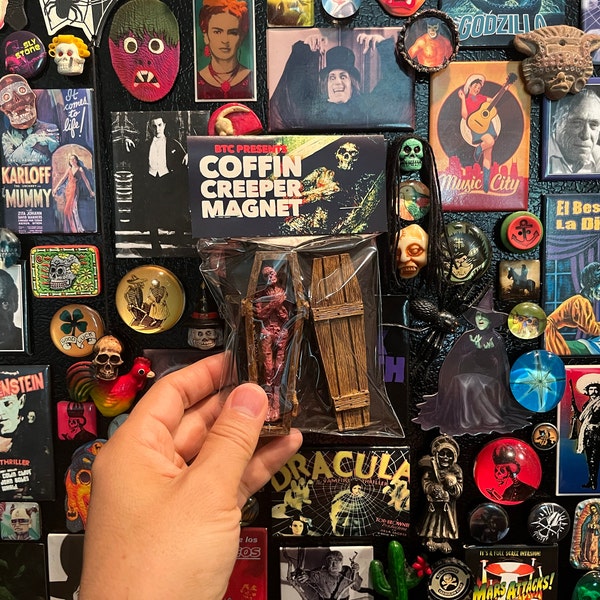 Zombie, Fridge Magnet, Horror Magnet, Spooky Halloween Decor - Etsy