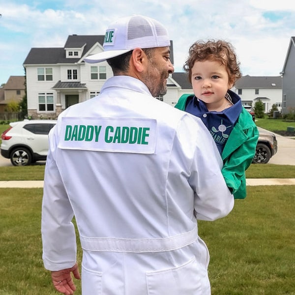 ADULT CADDIE UNIFORM Custom Golf Adult Teenager Coverall Suit Boiler ...