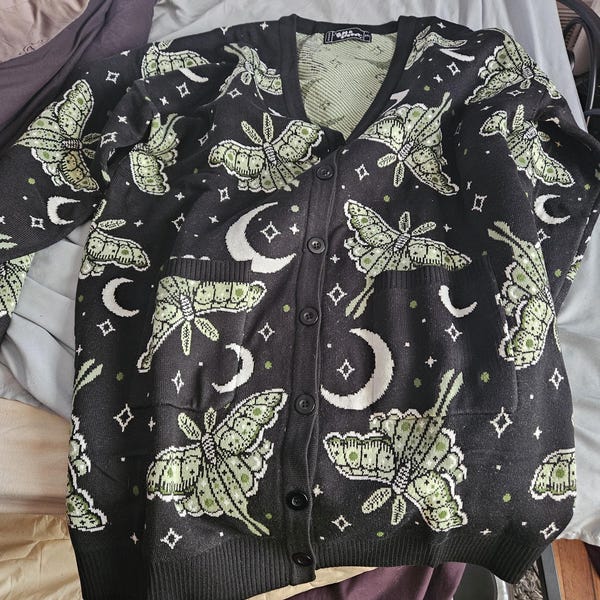 Sun and Moon Cardigan Sweater Ladies Sizes S-3X - Etsy