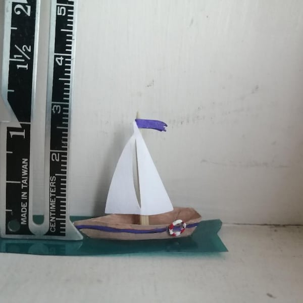 3D Boat Svg, Summer Party Svg, 3D Paper Craft Project, Sailboat Svg, 3D ...
