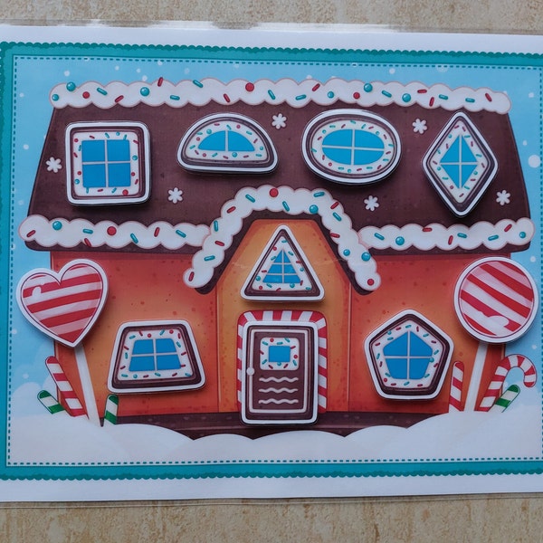 Shape Matching Printable Busy Book, Toddlers Activity, Geometric Shapes ...