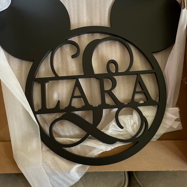 Walt Disney Wedding - Wooden Monogram - Disney Bride - Wooden Initials ...