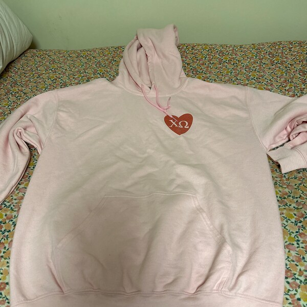 I Love Chi Omega Sorority Sweatshirt | Trendy Chio Custom Sorority ...