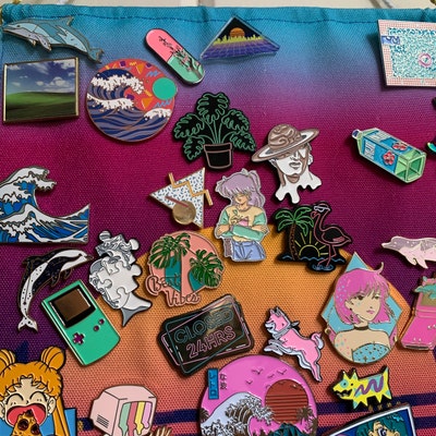 Art Deco Pin Retro Art Deco Design Pin Art Deco Enamel Pin - Etsy