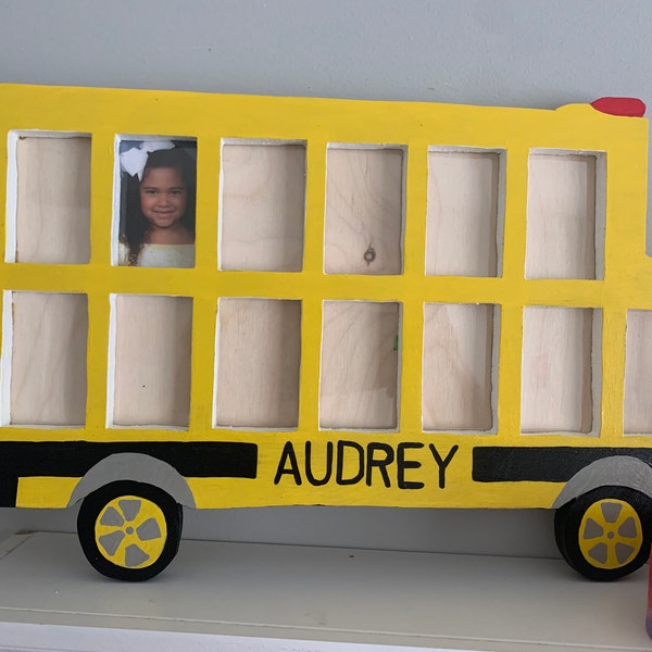 School Bus Picture Frame - Etsy