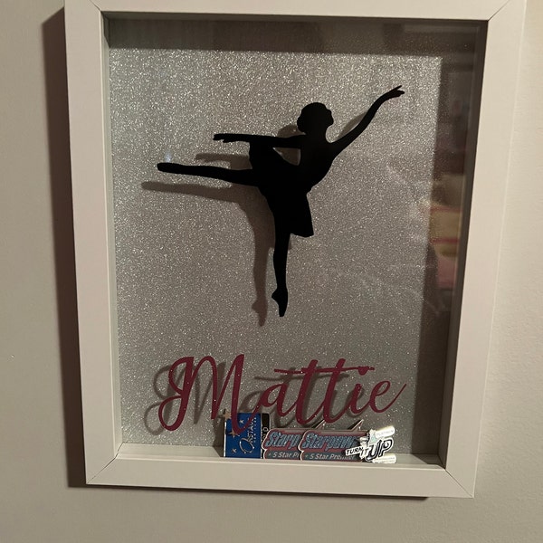 Personalized Dance Shadow Box | Competition Pin Holder | Display Case ...