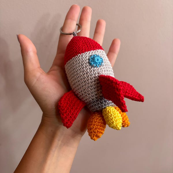 Space Rocket Easy Crochet Pattern , Amigurumi Mini Space Crochet PDF ...