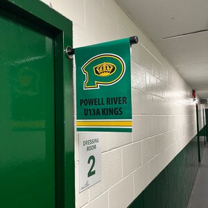 Hockey Team Locker Room Sign Locker Room Banner Locker Room Flag With ...