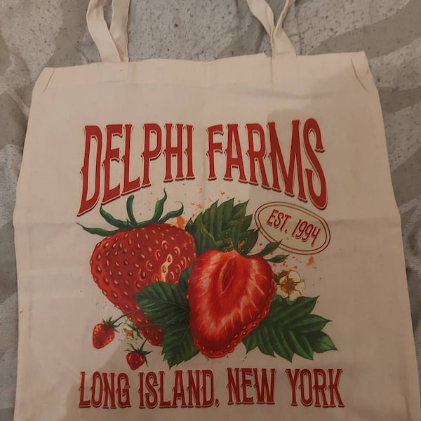 Delphi PJO Tote Bag, Delphi Strawberry Farms Tote Bag, Delphi ...