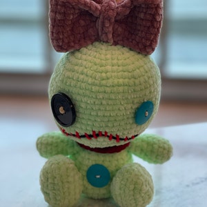 Crochet Pattern of Little Green Doll Amigurumi/ Plushie Doll/ Bagcharm ...