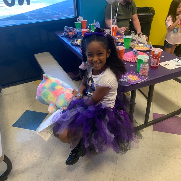 Wednesday Birthday Tutu Set, Wednesday Purple Birthday Costume ...