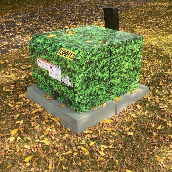 Hide That Utility Box With Our Bush Wrap! - Etsy