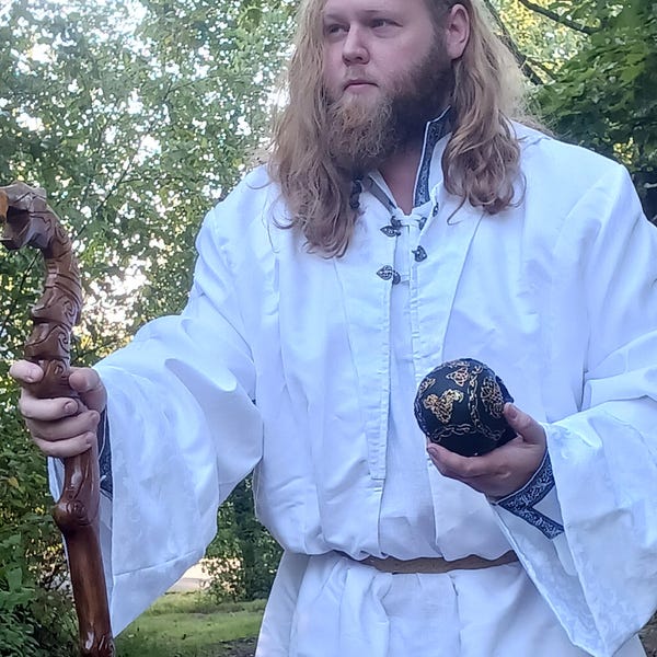 Knight's Cape - Medieval Linen Cloak - Etsy