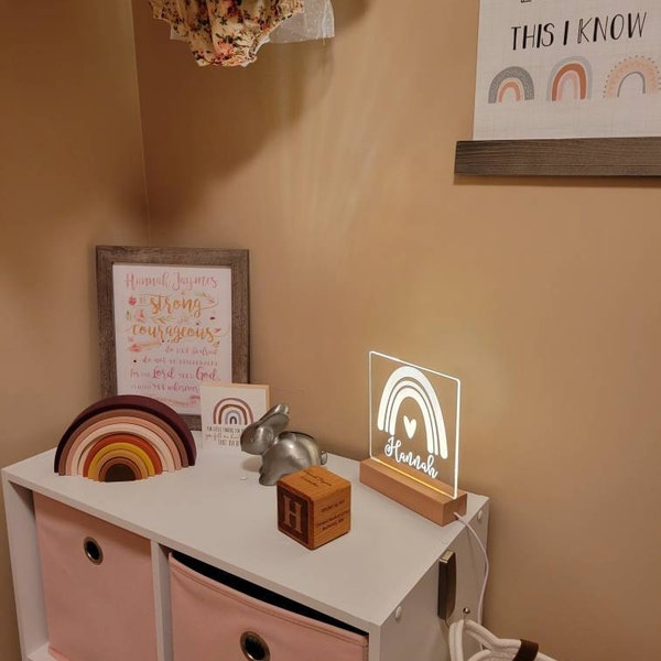 Night Light, Kids Nightlight, Girls Bedroom Decor, Nursery Night Light ...