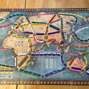 Unofficial Replacement Pieces for Ticket to Ride Board Game Trains ...