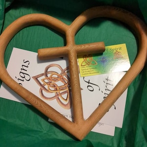 Kabbalistic Star Wood Carving Celtic Pentacle Star of David Knot Jewish ...