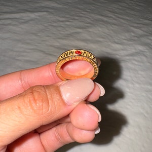 14k Gold Graduation Ring, Roman Numeral College Ring 2024, High School ...