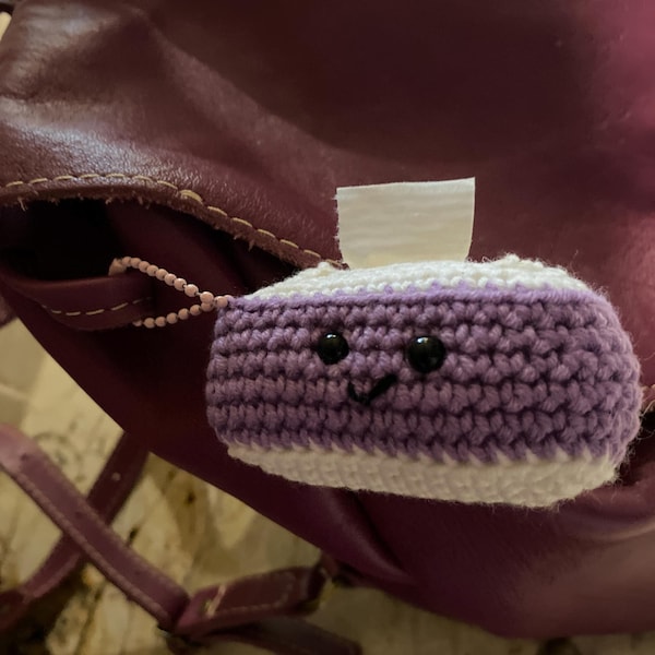 Tissue Box Keychain Crochet Pattern, Cute Easy DIY Keychain Crochet ...