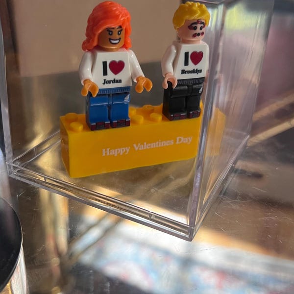 Personalized Minifig Couple Set | Custom Lego Couple Figure | Gift for ...