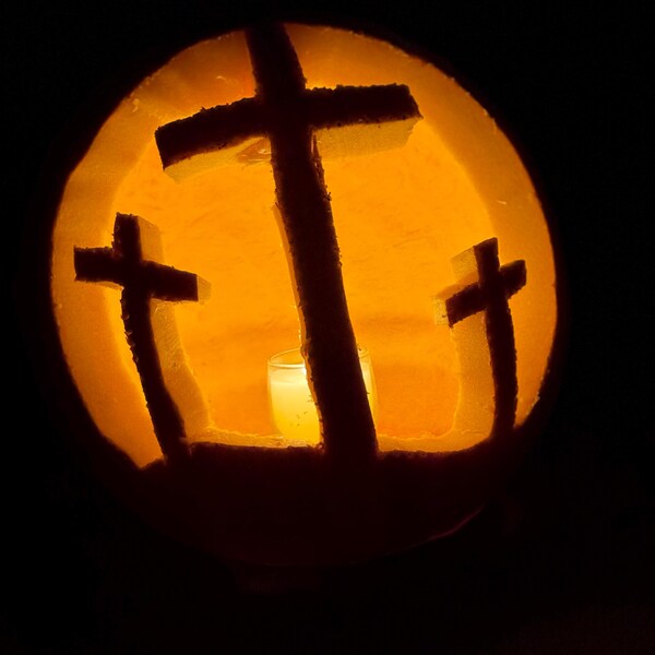 Christian Pumpkin Carving Patterns || Jesus Stencils to Share Your ...