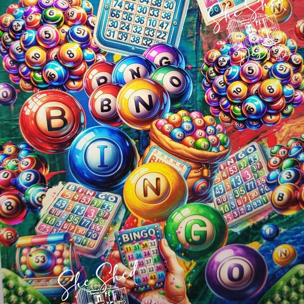 28 Bingo Clipart, Bingo Sublimation Design, Clipart Bingo,bingo Balls ...