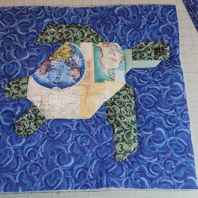 Tortoise Turtle Quilt Block Pdf Pattern - Etsy