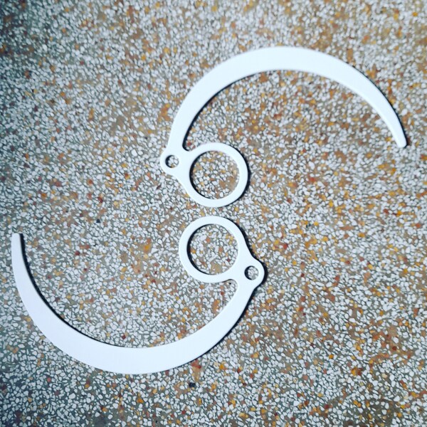 Wooden Buugeng UV Active Arctic Cyan, S Staff Handmade Flow Art Props ...