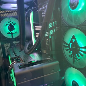 Snowflake Gaming Computer Fan Shroud/ Grill /cover Custom 3D Printed ...