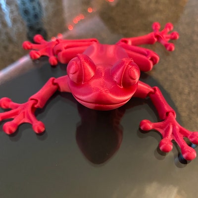 Cute Flexi Print-in-place Frog STL File for 3D Printing - Etsy