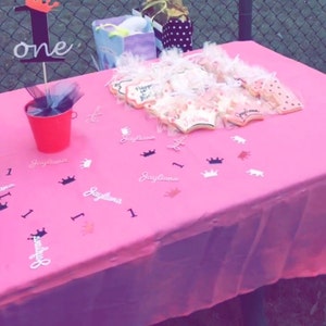 Personalized Confetti Custom Confetti Any Name and Number With Silver ...